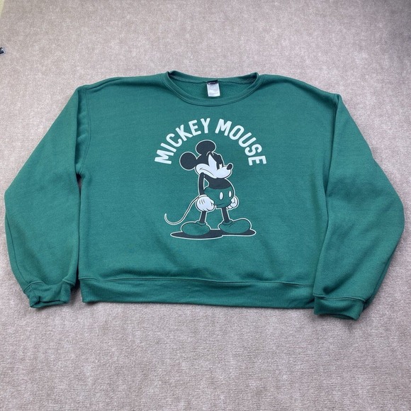 Disney | Jackets & Coats | Disney Mickey Mouse Adult Sweatshirt Size Xl ...